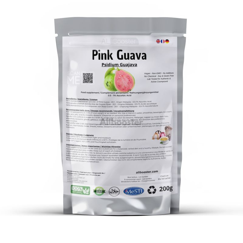 Pink Guava (Psidium Guajava) - Concentrated Standardized Extract Powder