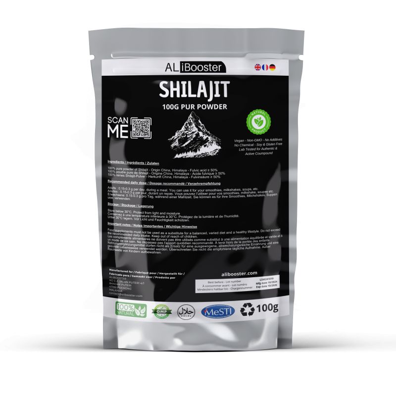 Shilajit powder 100g - Shilajit extract 100% pure and natural