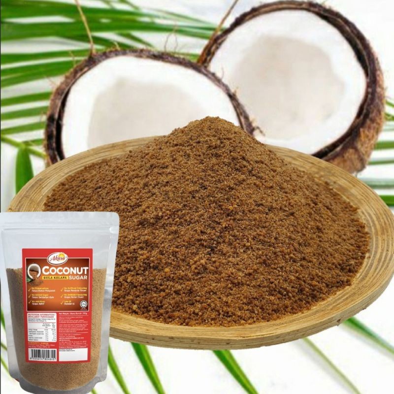 Sucre de coco 250 g | Gula Kelapa naturel alternatif au sucre blanc ...