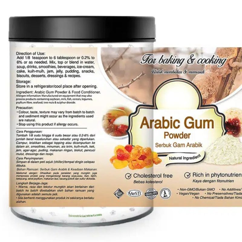 Gummiarabikum Pulver 100 g | Acacia senegal - Natürliches Präbiotikum ...