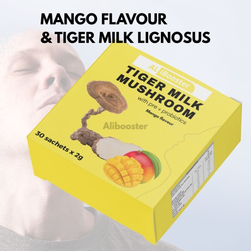 Lignosus Tiger Milk Mushroom + Mango 30 sachets | Probiotics, digestion ...