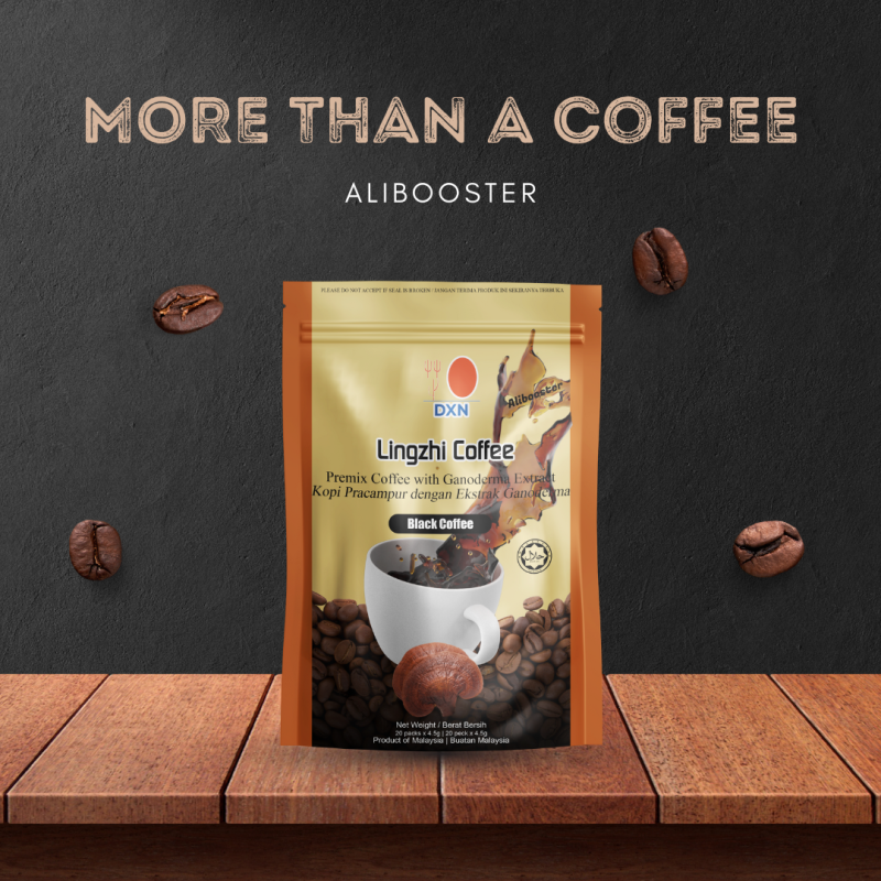 Café mushroom reishi Lingzhi Ganoderma dxn BLACK COFFEE