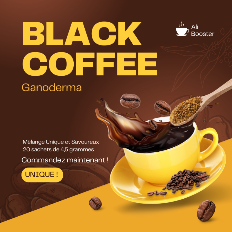 Café mushroom reishi Lingzhi Ganoderma dxn BLACK COFFEE