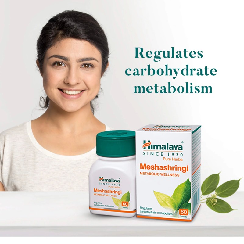 Himalaya Meshashringi Metabolic Wellness Suplemento de insulina de ...
