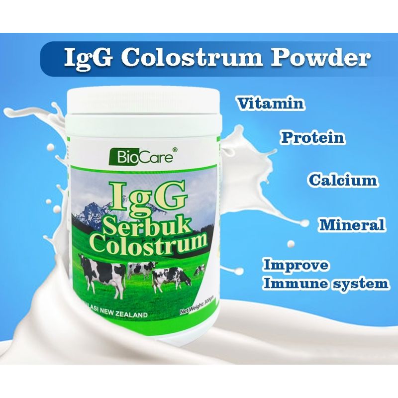 Food supplement IgG Colostrum powder 100% natural