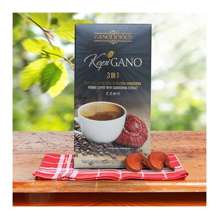 Gano Excel KopiGANO Ganolicious coffee mushroom Ganoderma reishi