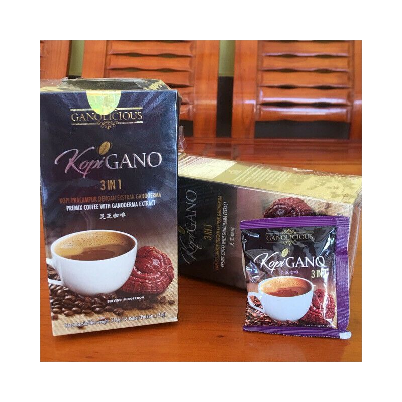 Gano Excel KopiGANO Ganolicious coffee mushroom Ganoderma reishi