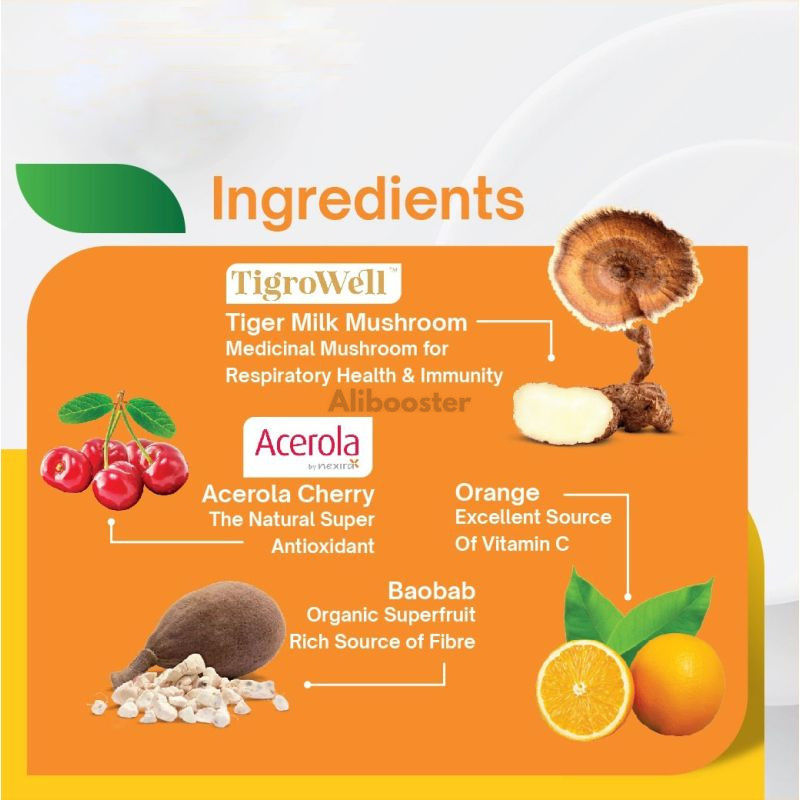 Tigermilch - Lignosus Tiger Milk Kirsche von Barbades Acerola Baobab