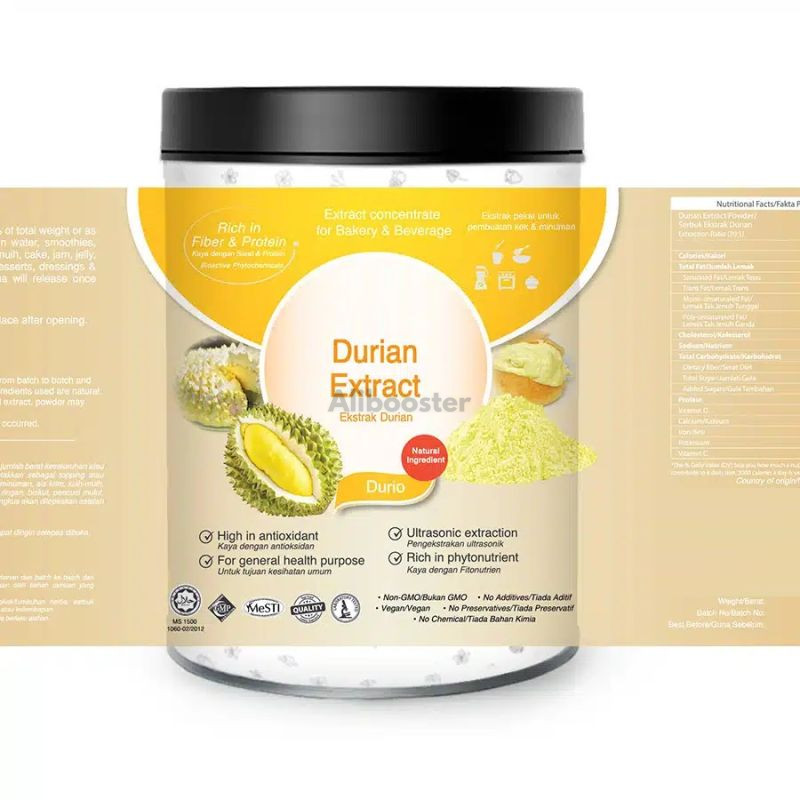 Durian (Durio) - Standardized extract powder