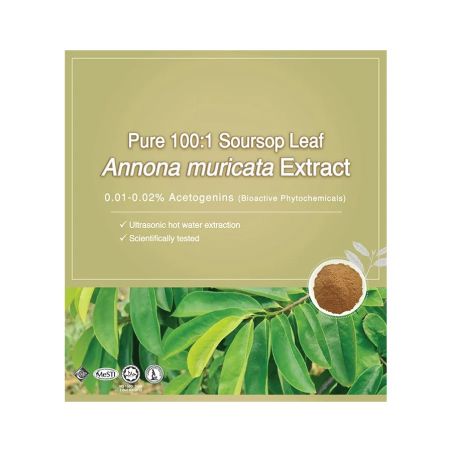 Corossol leaf powder (Annona Muricata) - Acetogenins