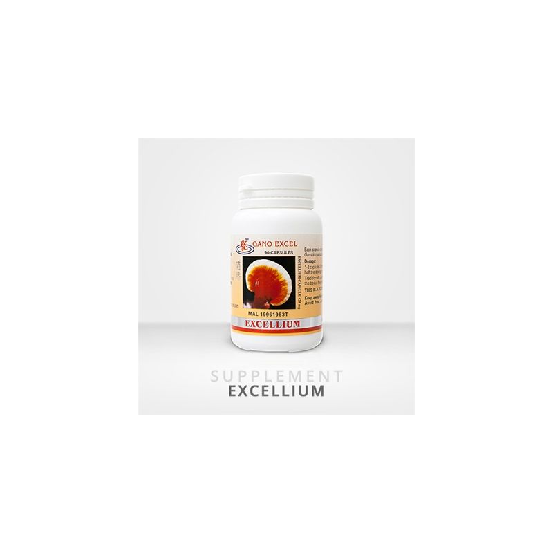 Gano Excel Excellium - Capsules de mycéliums de Ganoderma lucidum